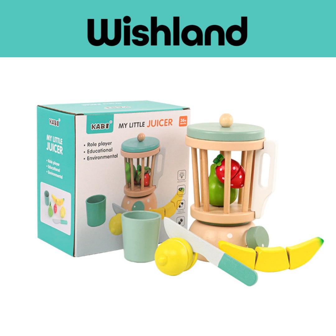 KABI My Little Juicer Ages 3+ Wooden Fruit Blender Pretend Gift For Ki ...