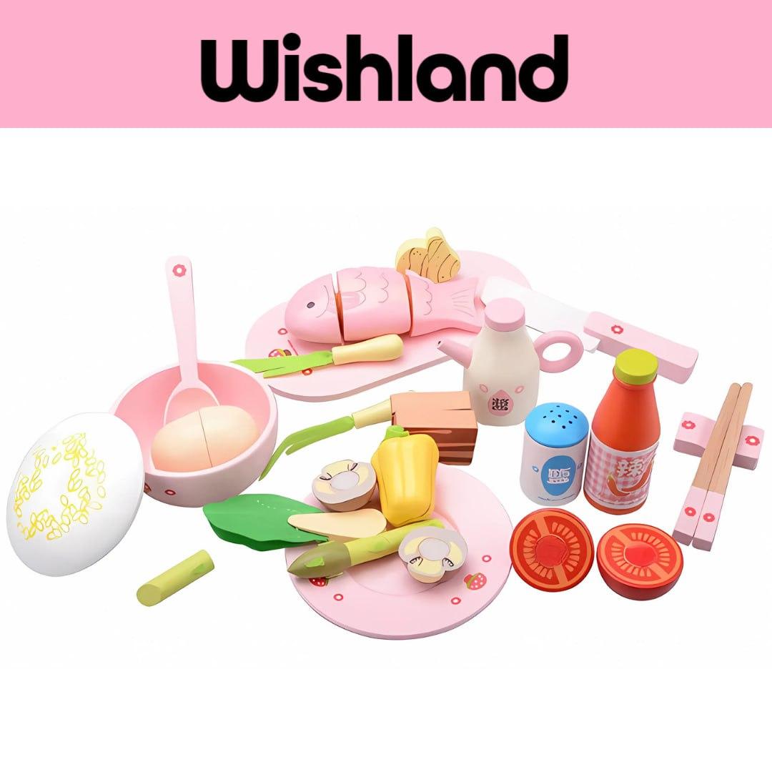 UMU Wooden Chinese Lunch Time Ages 3+ Pretend Food Playset Gift For Ki ...