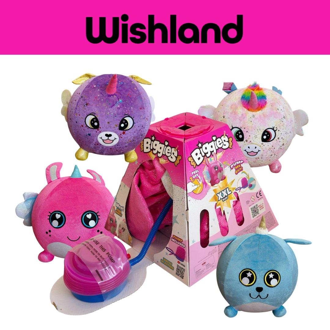 Biggies XXL Ages 3+ Inflatable Giant Plushies with Standing Inflator G ...