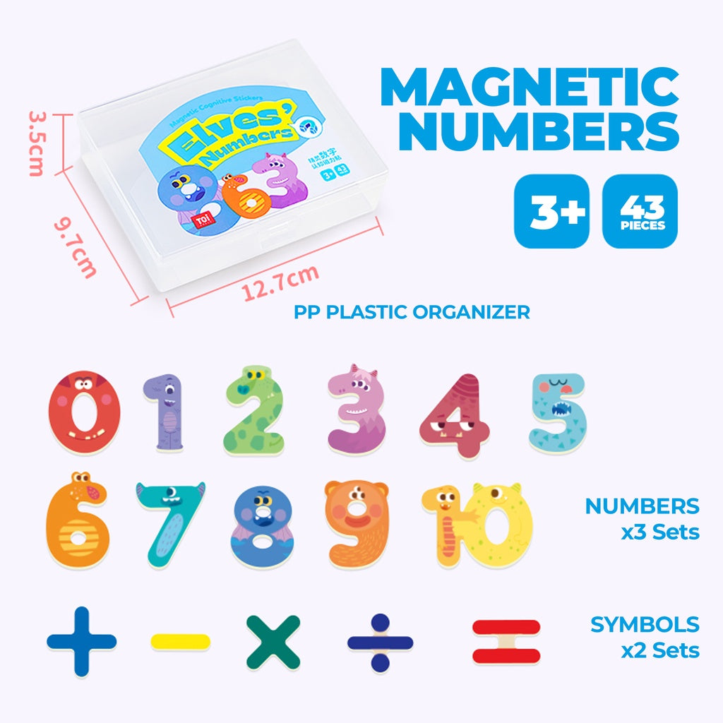TOI Magnetic Numbers Magnetic Alphabets Educational Toy for Kids – Wishland
