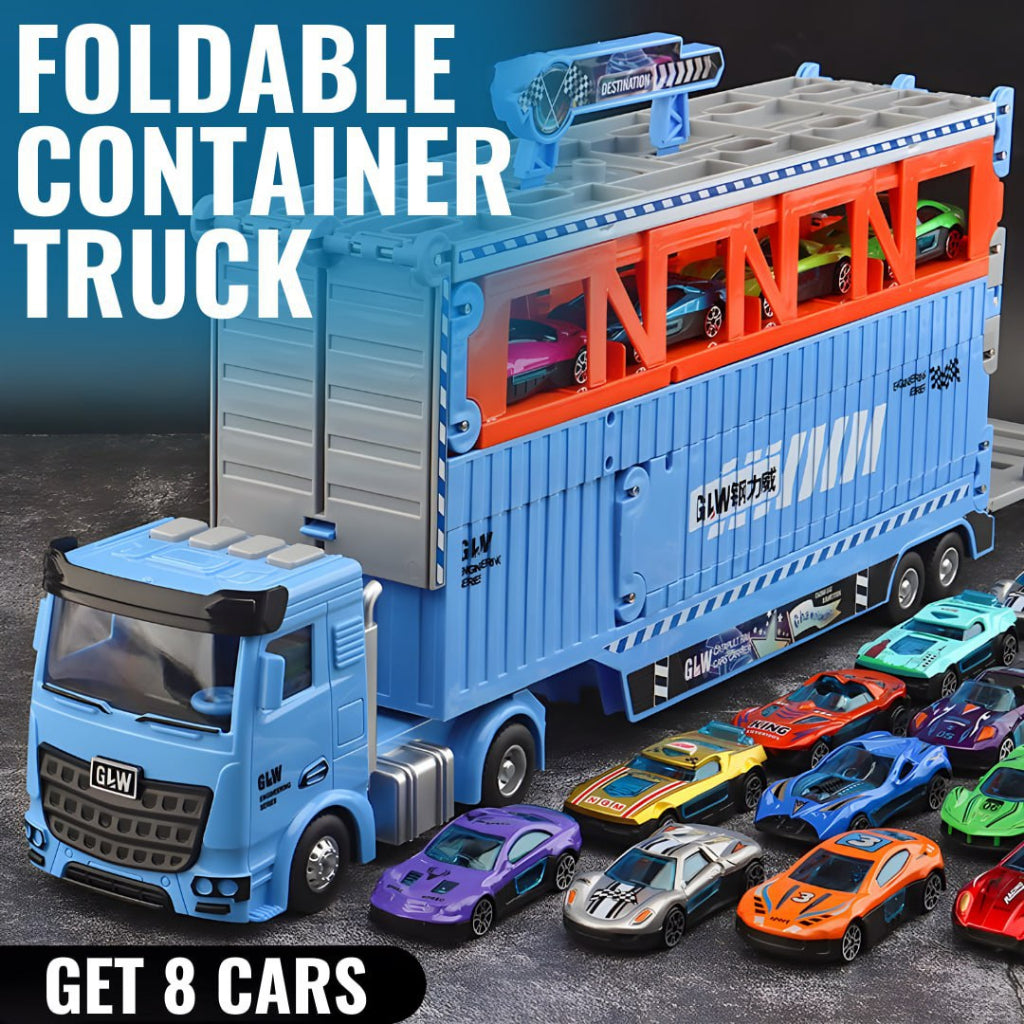 GLW Toy Push Slide Container Truck Model Long Truck for Kids by WISHLA ...